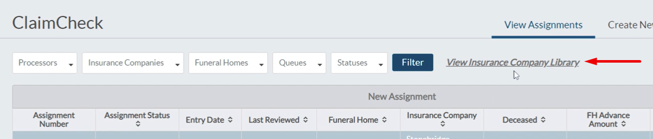 Submitting a Claimcheck assignment