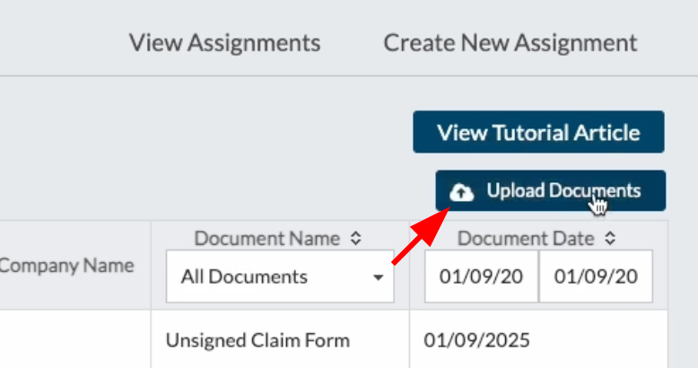 Submitting a Claimcheck assignment